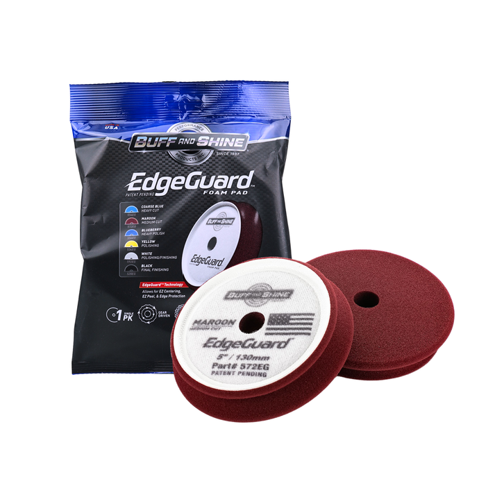 Buff & Shine EdgeGuard 5″ (130 mm) Foam Pads – Professional Polishing ...