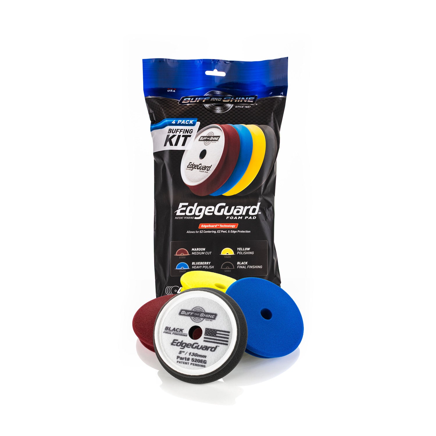 Buff & Shine EdgeGuard 6″ (150 mm) Foam Pads – Large Panel Polishing ...